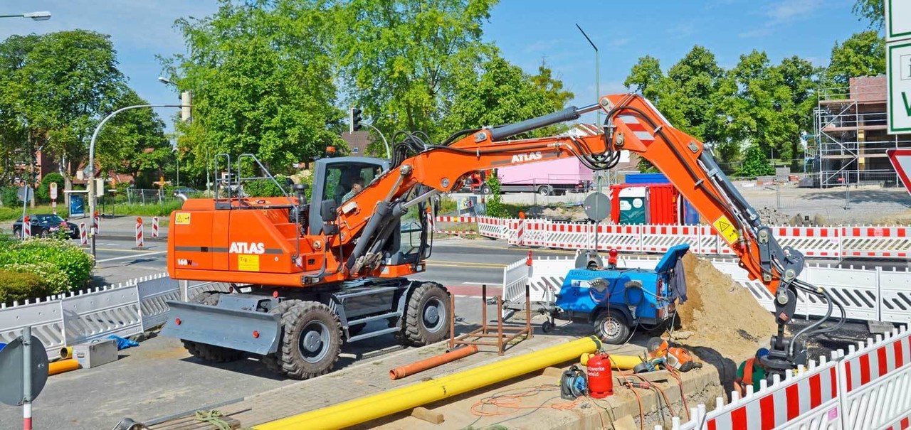 Atlas Mobilbagger 160 W | Böhrer Baumaschinen